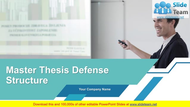 Master Thesis Defense Structure PowerPoint Presentation Slides | PDF