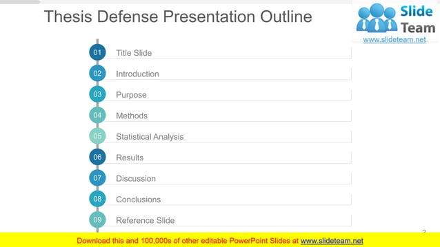 Master Thesis Defense Structure PowerPoint Presentation Slides | PDF