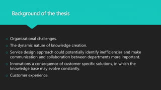 Master thesis presentation | PPT