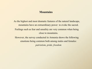 Feelings Evoked by Nature | PPTX