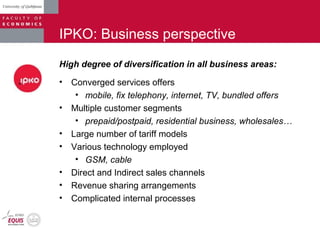 Applicability of Activity-Based Costing and Related Management Tools: The case of Ipko ...