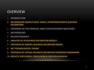 Virtual Business Incubator Framework for Enriching Innovation Ecosystem ...