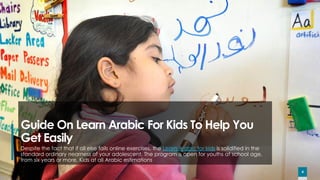 Speak Arabic - Learn Arabic for kids - Learning Arabic for beginners | PDF