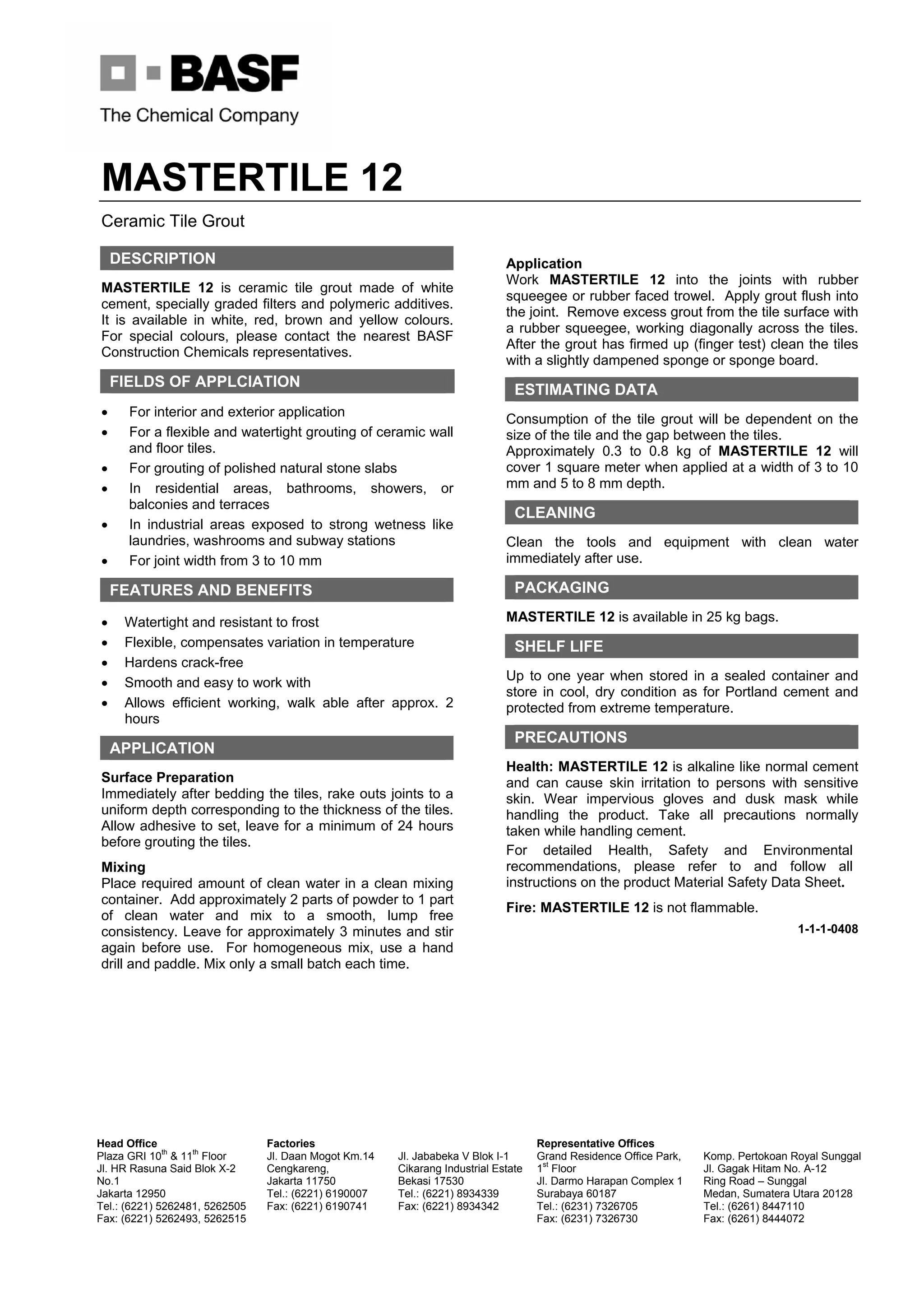 Mastertile 12 pds | PDF