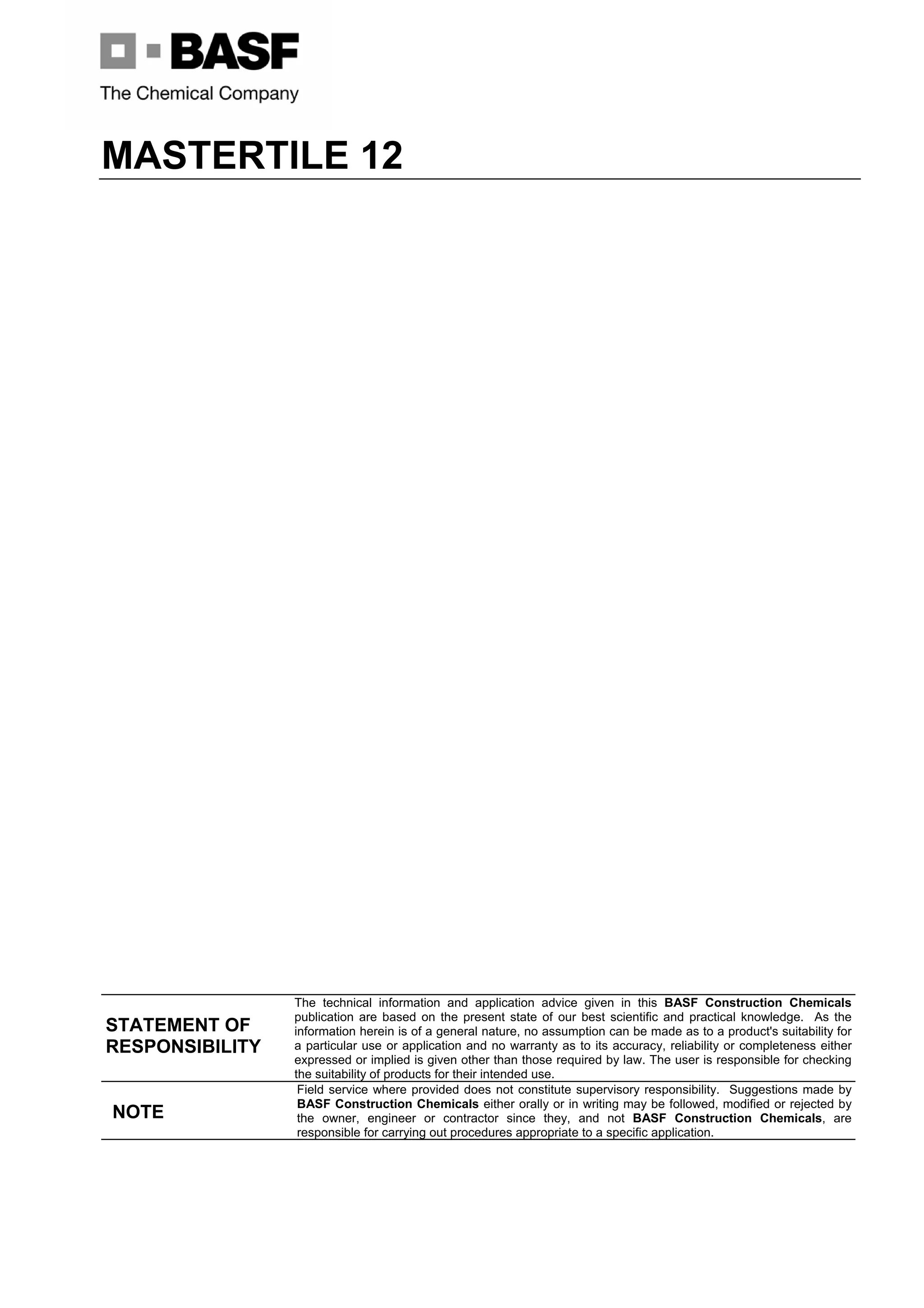 Mastertile 12 pds | PDF