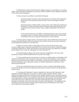 Master track license | PDF