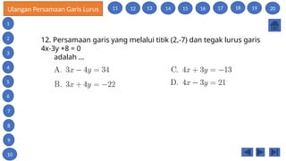 master ulaangan harian persamaan garis lurus.pptx