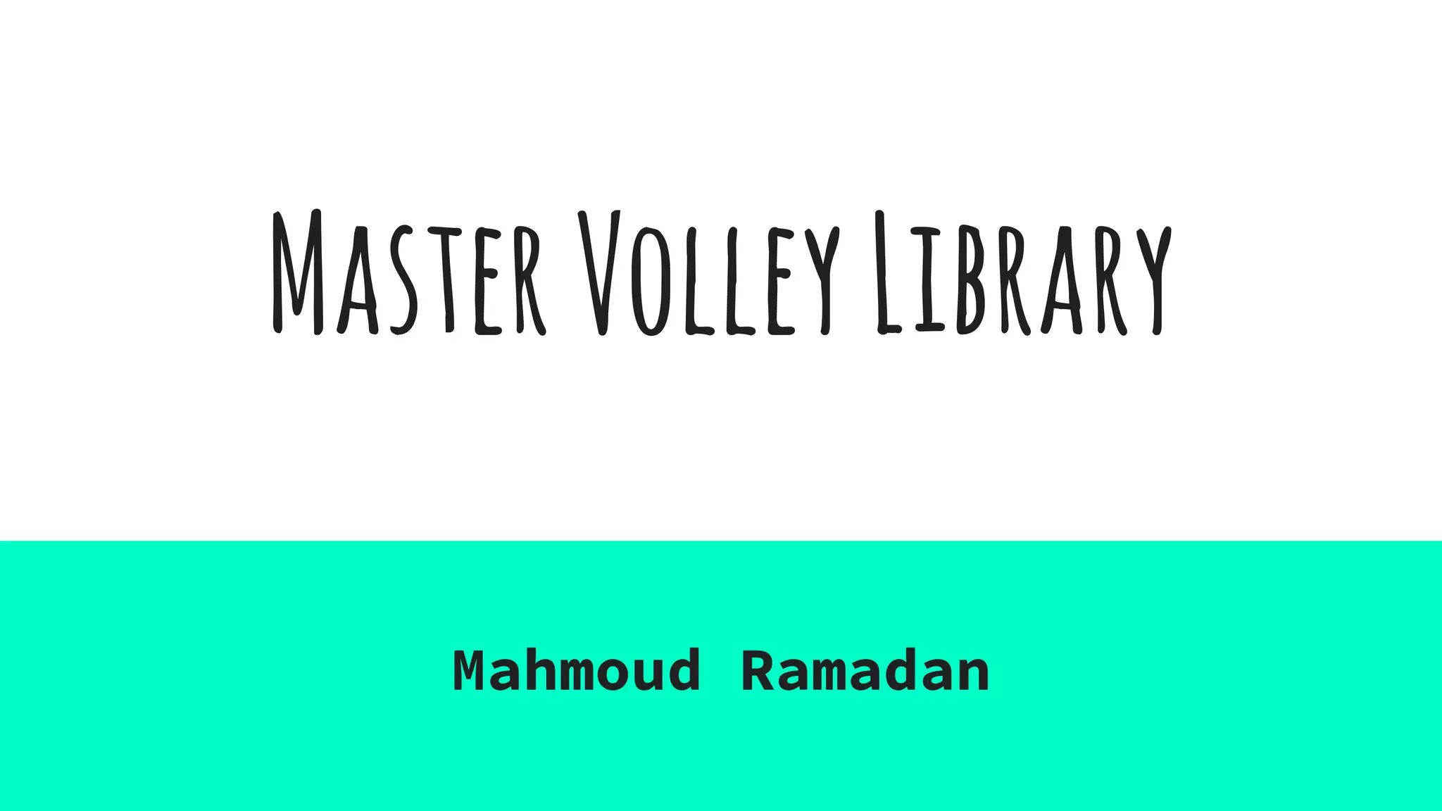 Master volley library | PPT
