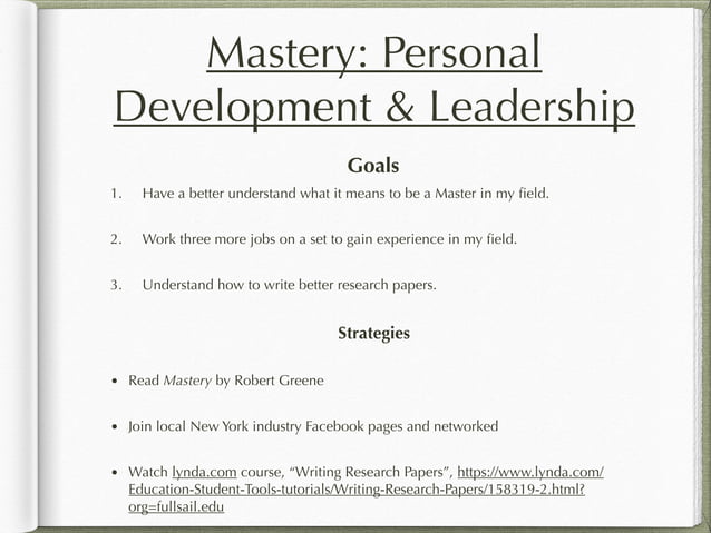 Mastery Journey Timeline | PPT