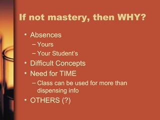 Mastery Learning | PPT