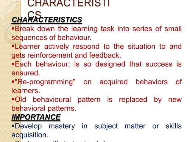Mastery learning | PPTX