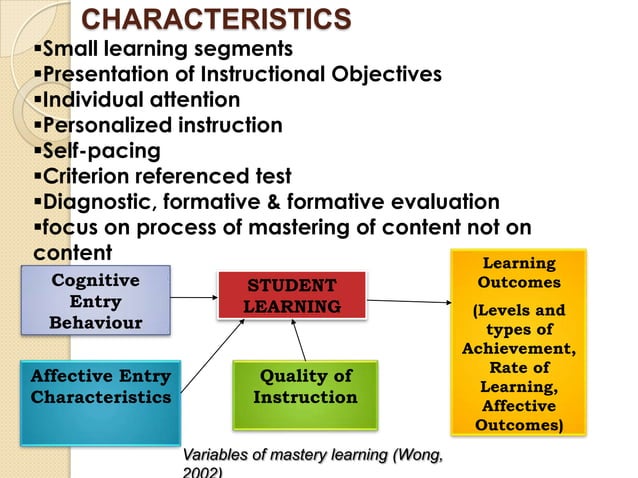 Mastery learning | PPTX