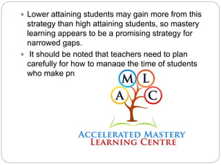 Mastery learning | PPTX