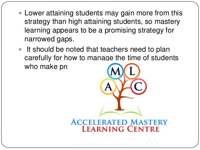 Mastery learning