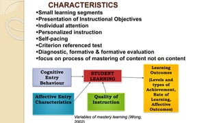 Mastery learning | PPTX
