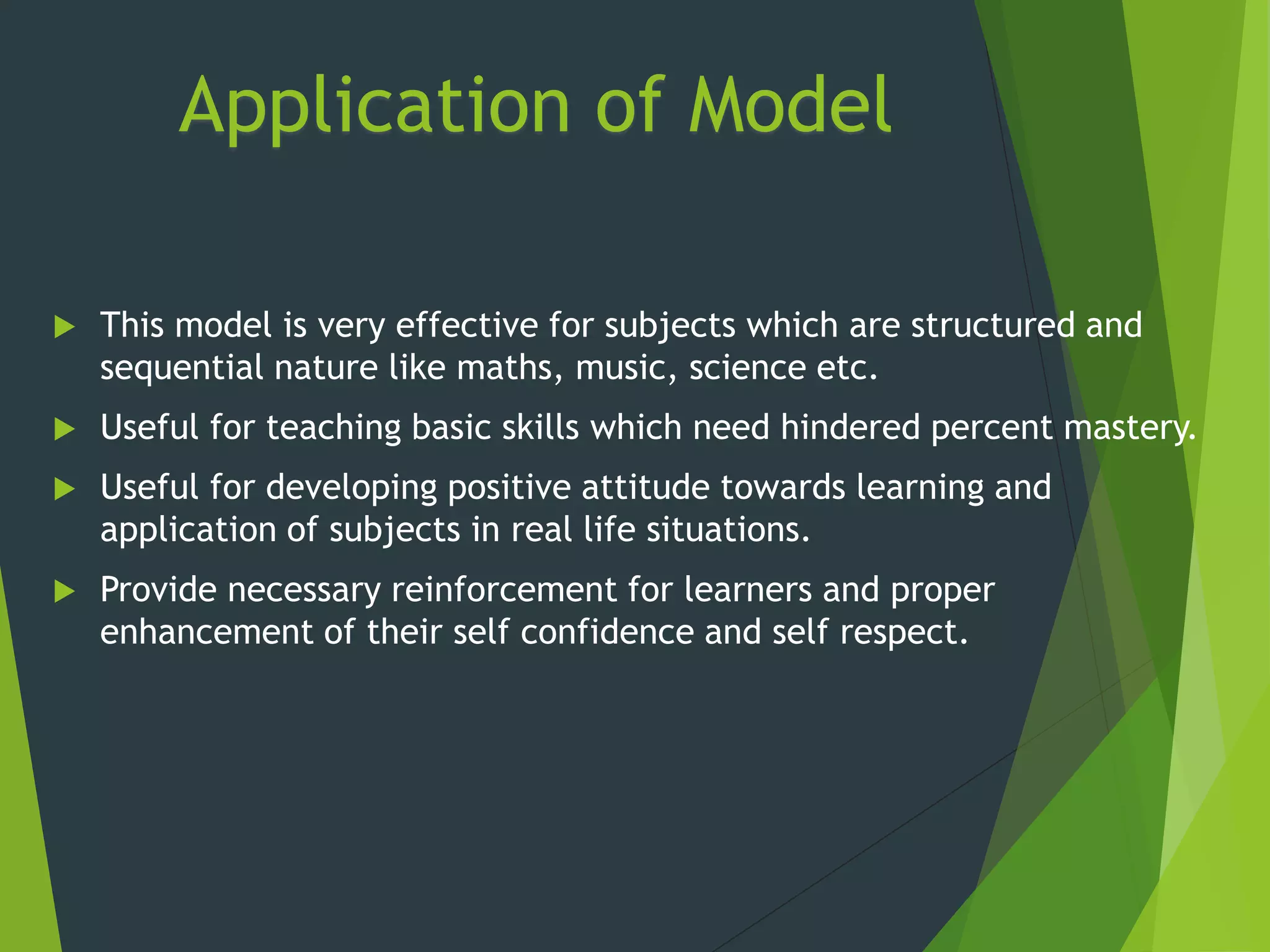 Mastery learning model | PPTX