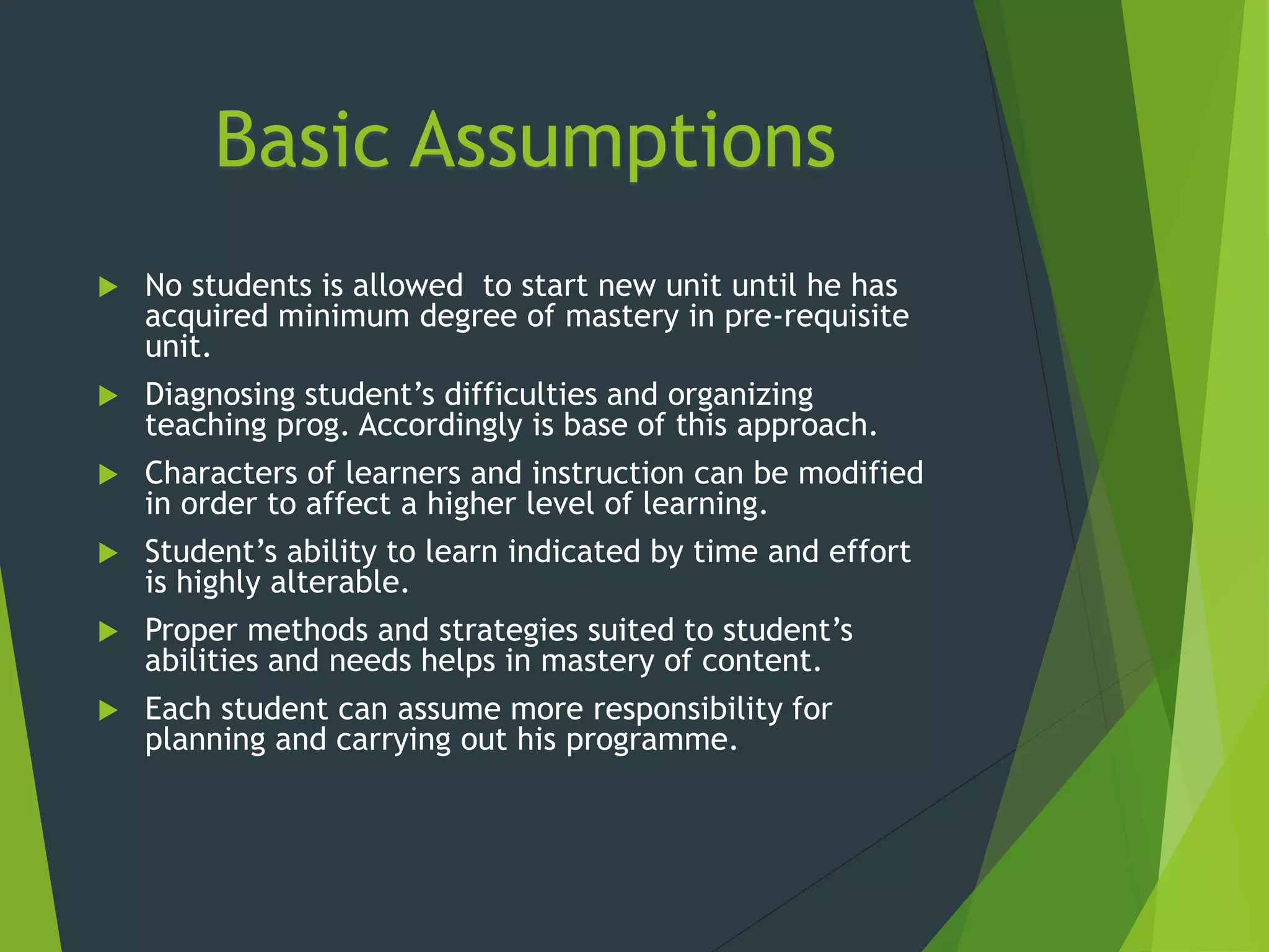 Mastery learning model | PPTX