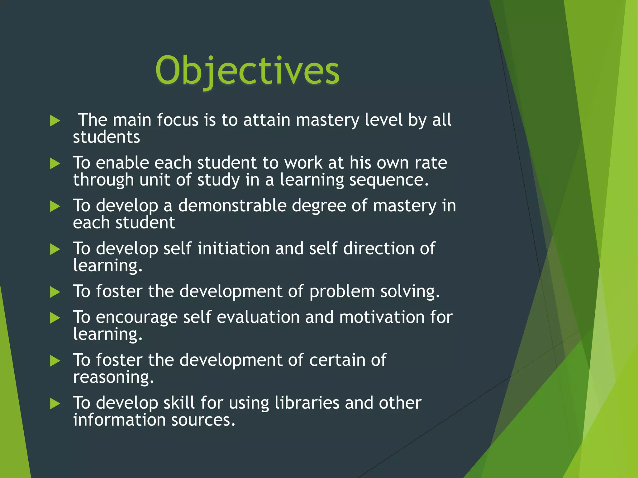 Mastery learning model | PPTX