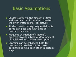 Mastery learning model | PPTX