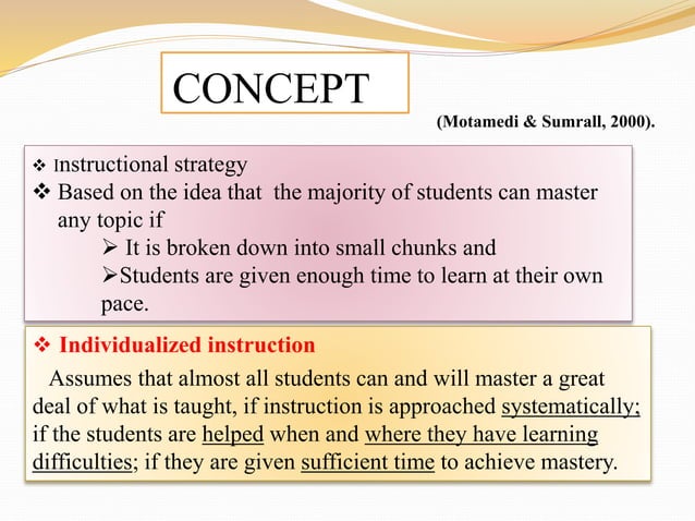 Mastery Learning Models Ppt Pptx