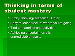 Mastery objectives 2 | PPT