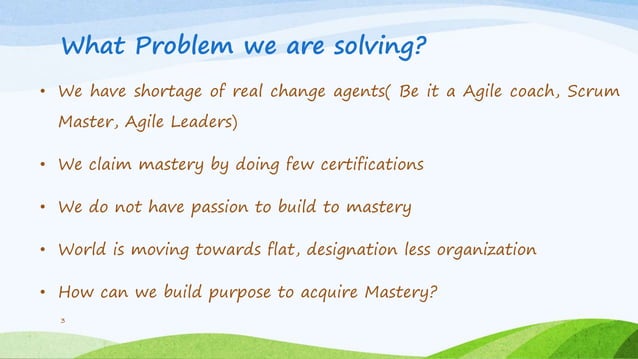 Mastering scrum mastery | PPT