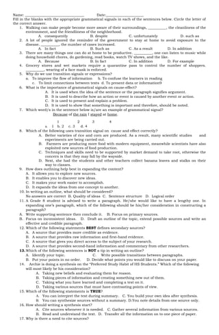 A 4th quarter mastery test in English 8.docx