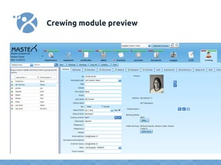 Mastex crewing module | PDF