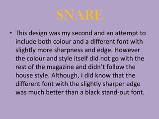 Masthead designs4 | PPTX | Music | Entertainment