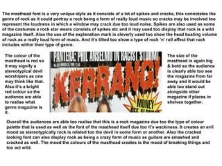 Masthead Analysis | PPT