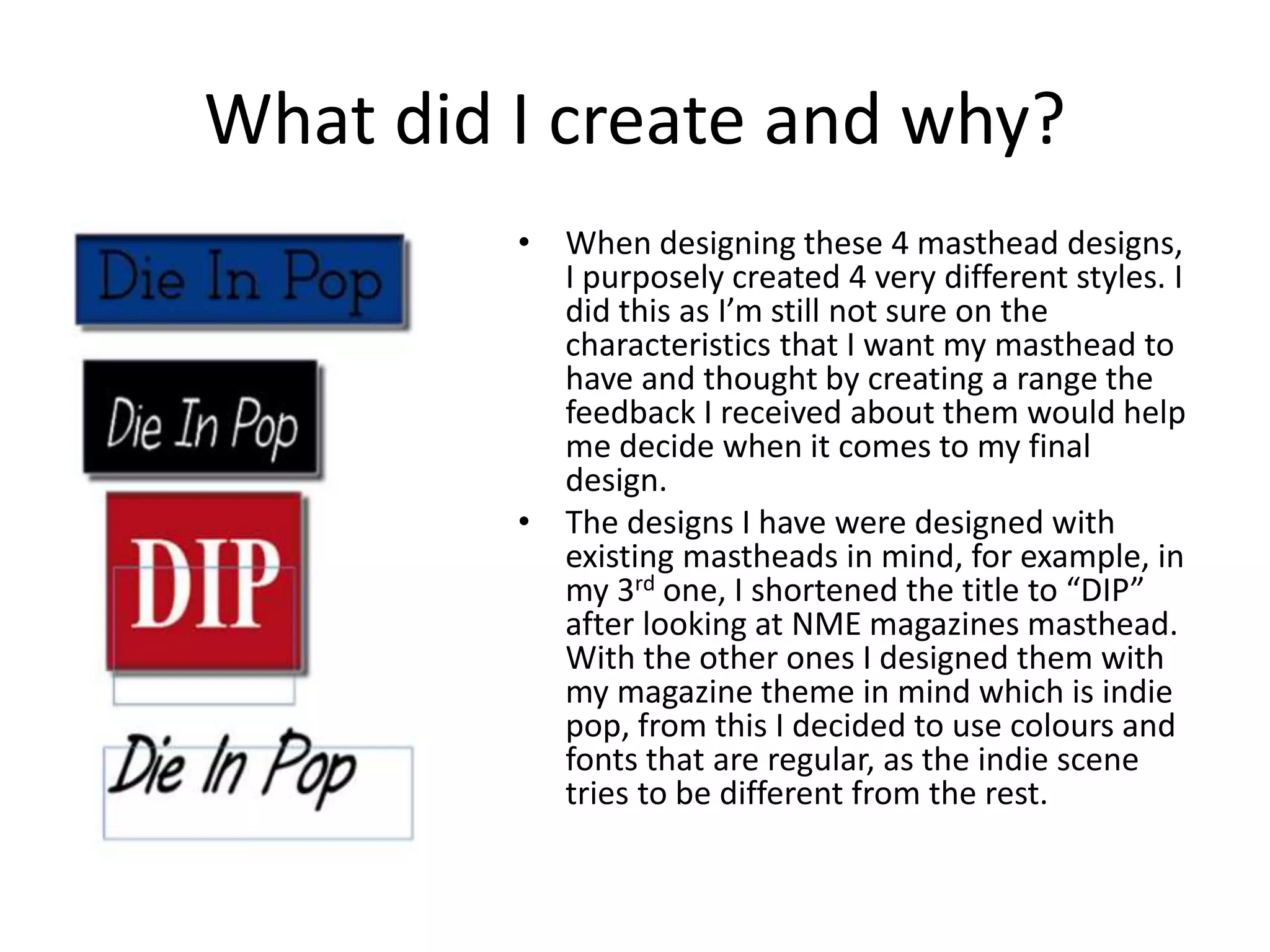 Masthead analysis | PPT