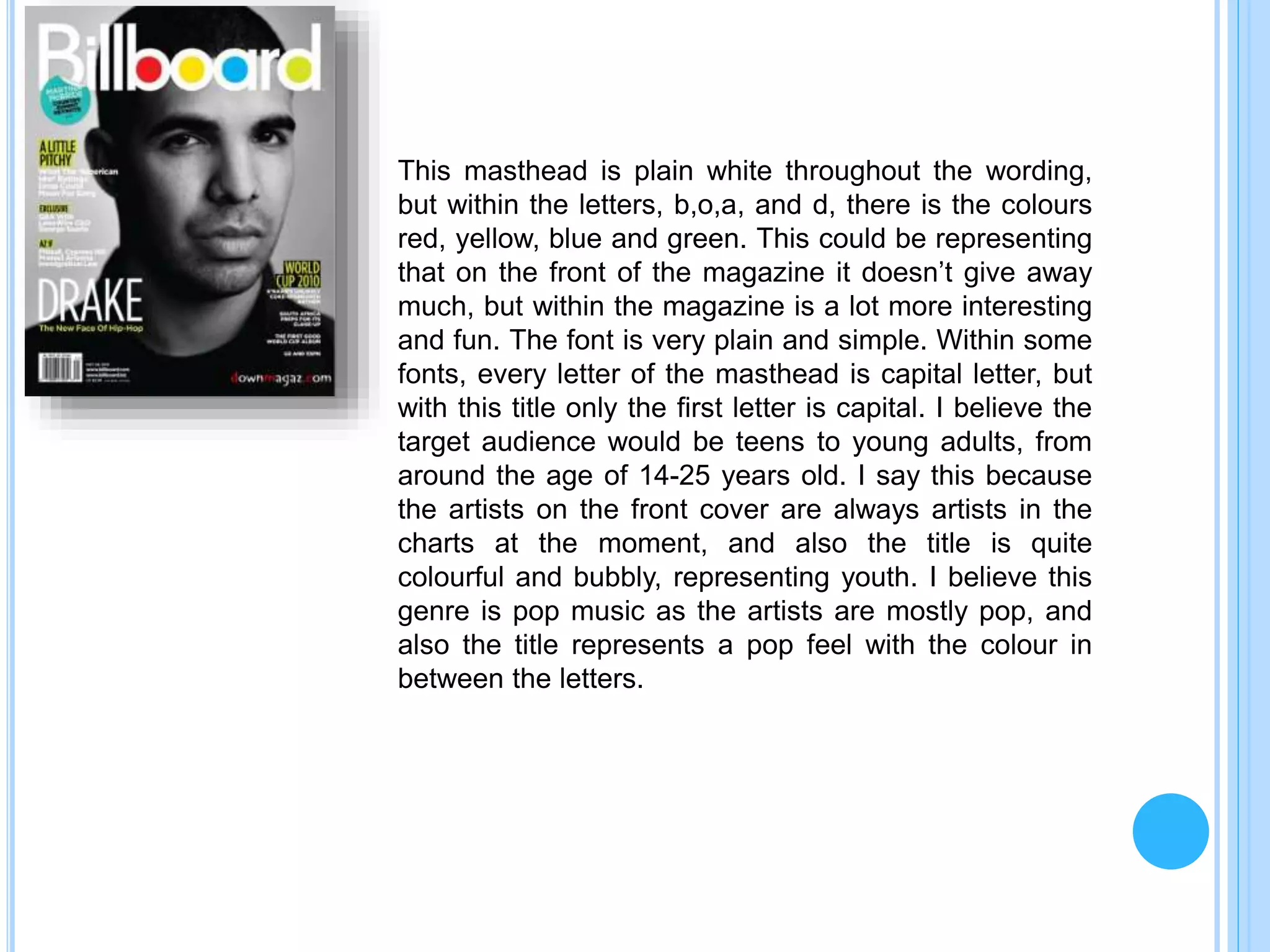 Masthead analysis | PPTX