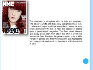 Masthead analysis | PPTX