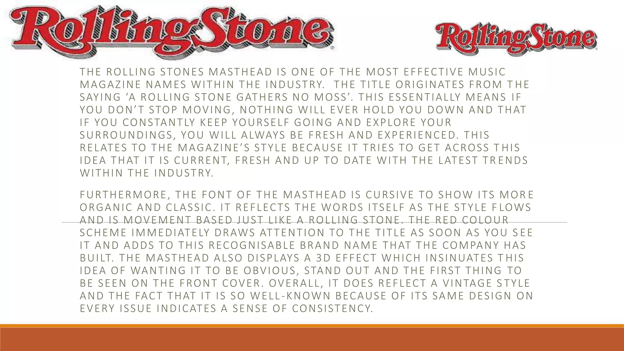 Masthead analysis | PPT