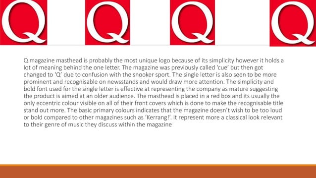 Masthead analysis | PPT