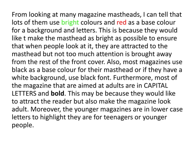 Masthead collage | PPT