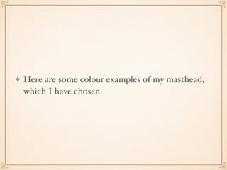 Masthead colours pdf | PDF