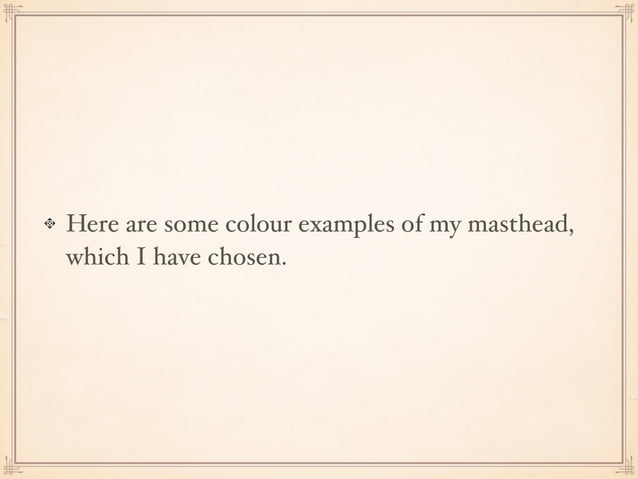 Masthead colours pdf | PDF