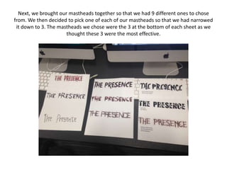 Masthead design powerpoint | PPTX