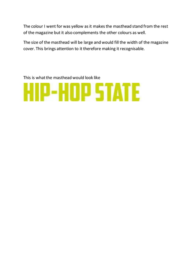 Masthead designs | DOCX