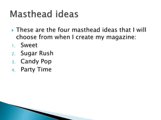 Masthead designs | PPT