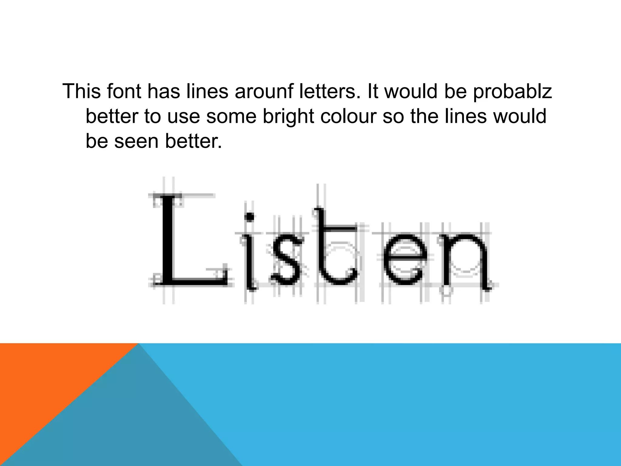 Mast head fonts | PPTX