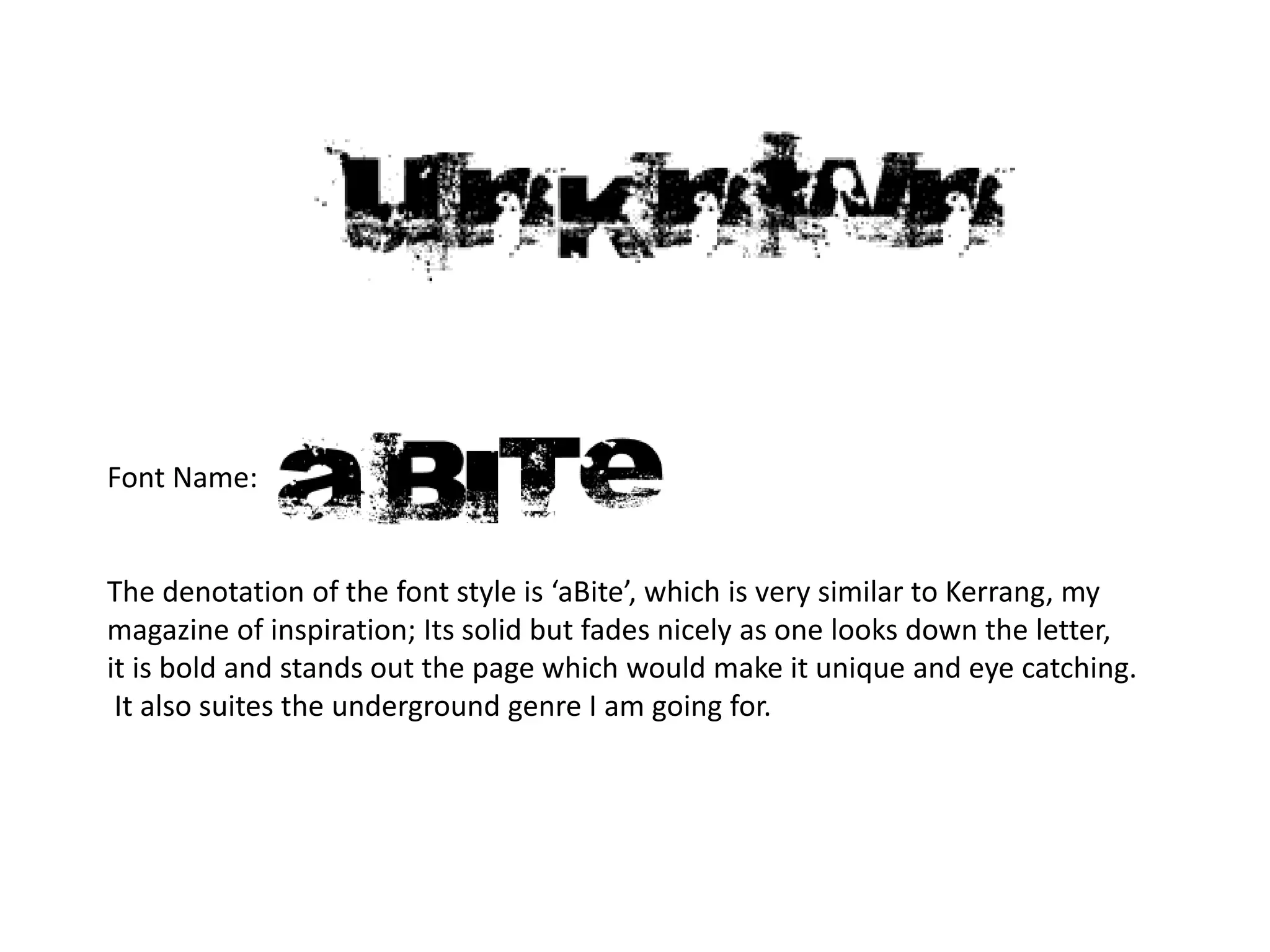 Masthead Font Styles | PPTX | Adult Contemporary Music | Music