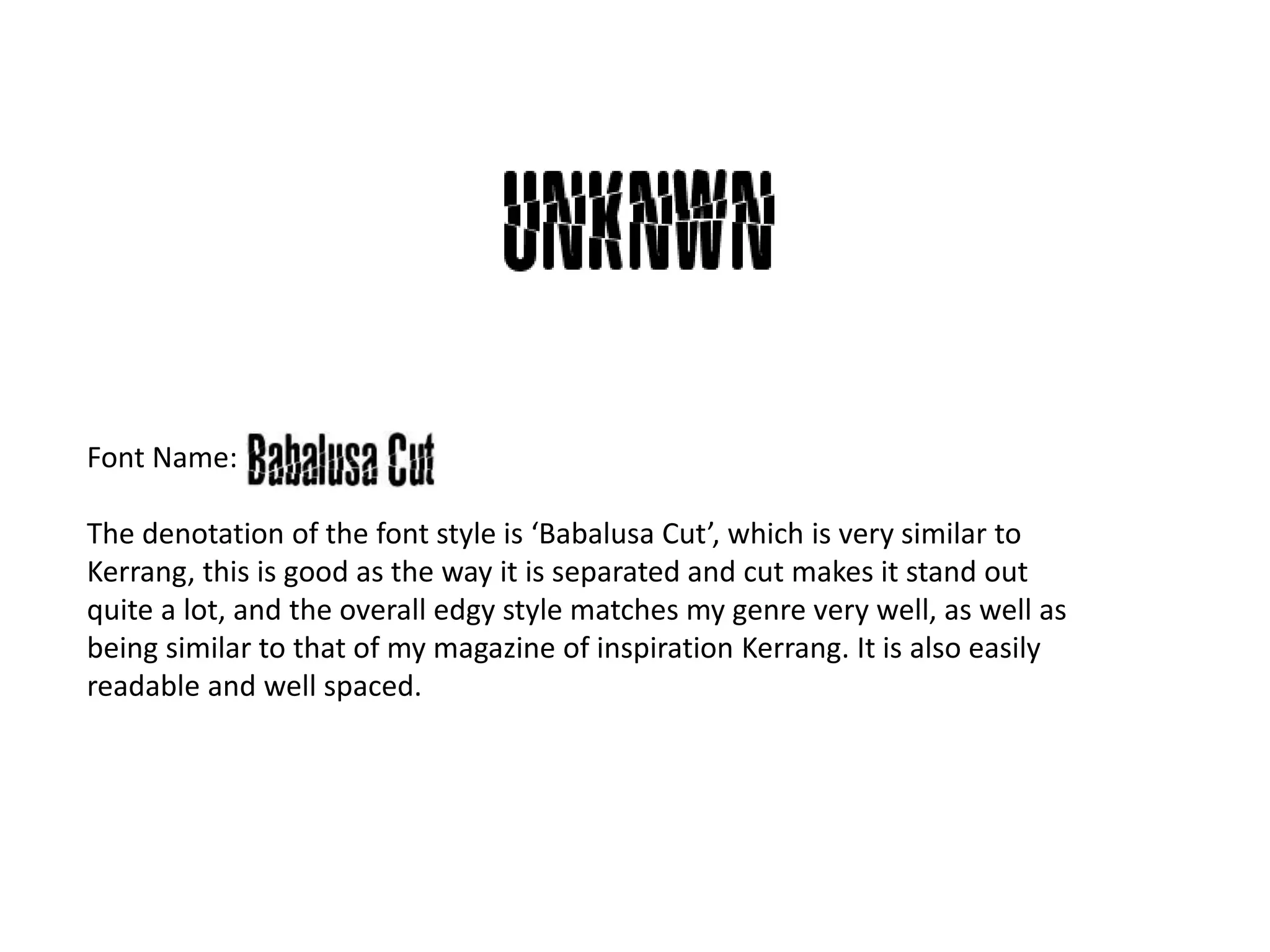 Masthead Font Styles | PPTX | Adult Contemporary Music | Music