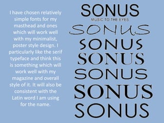 Masthead ideas | PPTX | Desktop Publishing | Computer Software and ...