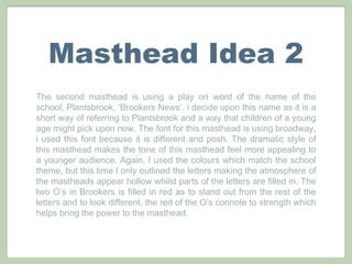 Masthead ideas | PPTX