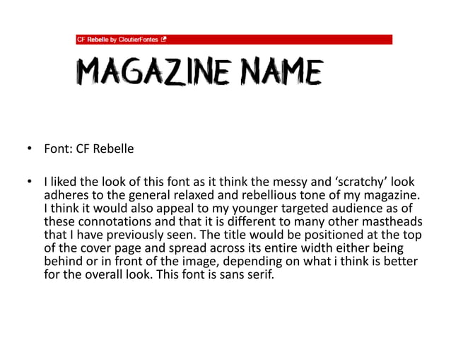 Masthead ideas | PPT