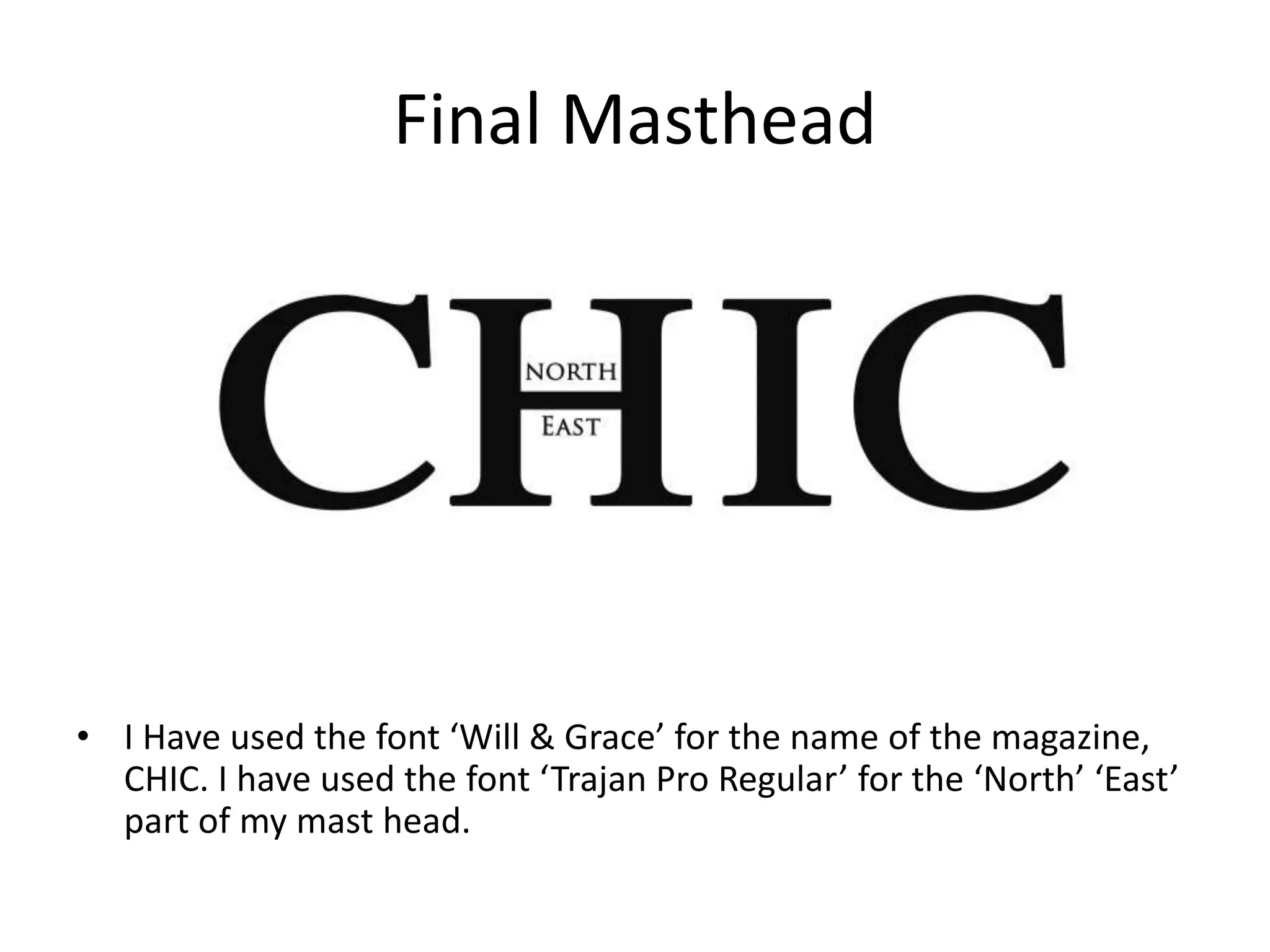 Masthead ideas | PPTX