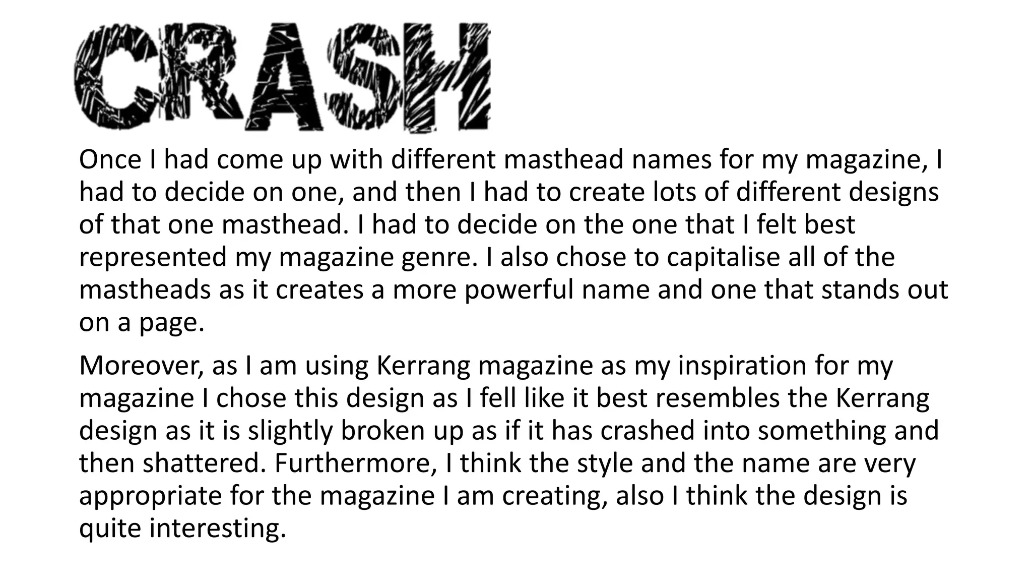 Masthead name ideas | PPTX