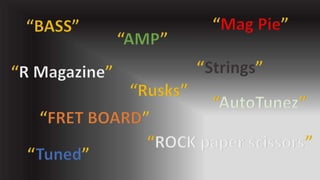 Mast head names | PPT